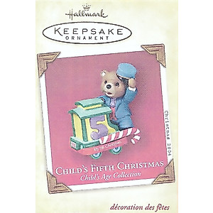 Hallmark Keepsake Ornament - Child's Fifth Christmas 2004 (QXG5774)