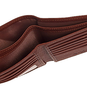 Osgoode Marley Mens ID Hipster Wallet, Brandy, One Size