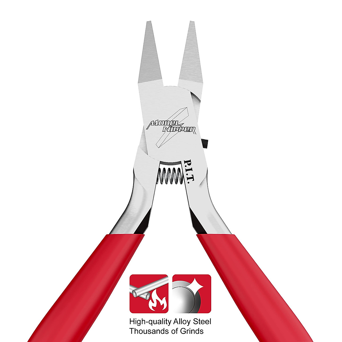 P.I.T. 4.5 Inch Model Nipper, Single Blade Gundam Nipper with Non-Slip Grip, Sprue Cutter Hobby Nippers,Model Kit Nippers for Plastic Gunpla Model Building