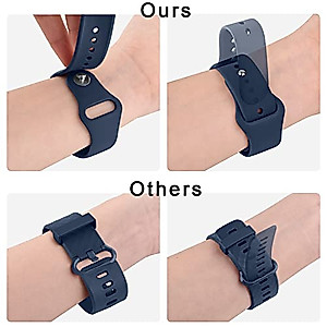 4 PACK Bands for Amazfit GTS 4 / GTS 4 Mini / GTS 3 / GTS / GTS2 / GTS 2e / GTS 2 mini Band Women Men, 20mm Quick Release Soft Silicone Sport Replacement Watch Strap for Amazfit Bip 3 Pro / Bip 3 / Bip U Pro / Bip / Bip Lite / Bip S / Bip S lite / Bip U (