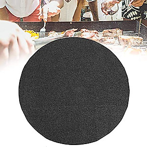 Grill Mat,BBQ Grill Mat,36inch Round Shape Barbecue Mat,Oil Resistant BBQ Floor Protective Mat,for Home Party Use for Under BBQ, Absorbent Oil Pad Protector, Grill Mat,BBQ Grill Mat,36inch Round