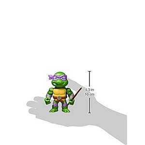 Jada Toys Teenage Mutant Ninja Turtles 4" Donatello Die-cast Figure, Toys for Kids and Adults, Purple