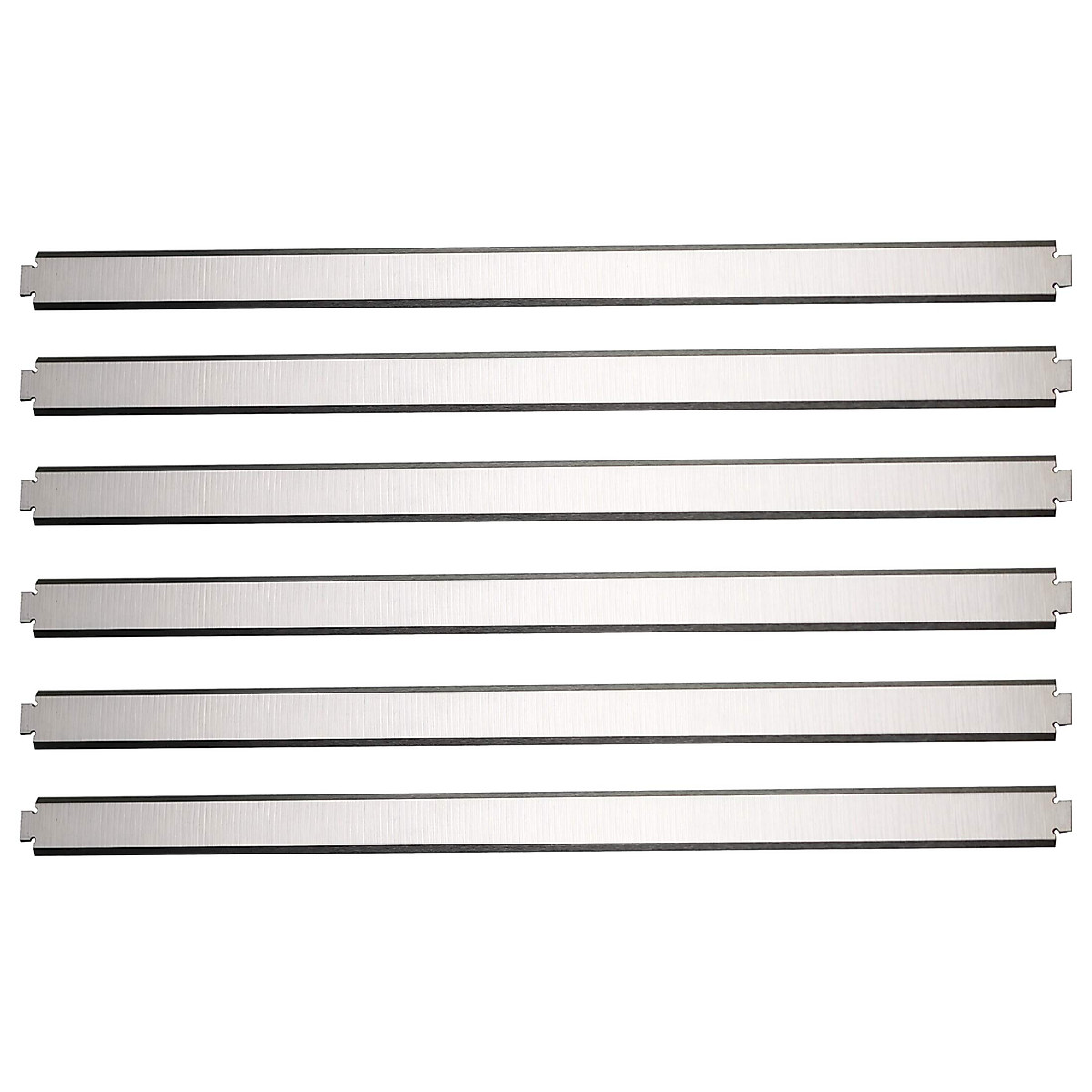 HSS Planer Blades for Ryobi AP1301 Ridgid TP13001 TP13002 TP13000 AC8630 13-9/16-Inch Heat Treated, Double Sided, Set of 6 Replacement