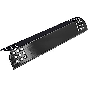 Hiorucet Grill Heat Plate Replacement for Nexgrill 720-0830H, 720-0783E, Grill Master 720-0697, 720-0737, 4 Pack Porcelain Steel Heat Shield, Heat Tent, Burner Cover Replacement Parts.