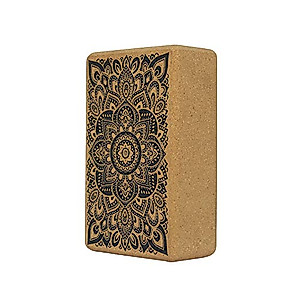 YOGA DESIGN LAB | The Cork Block | Eco Friendly Luxury | Superior Grip and Strength | Natural