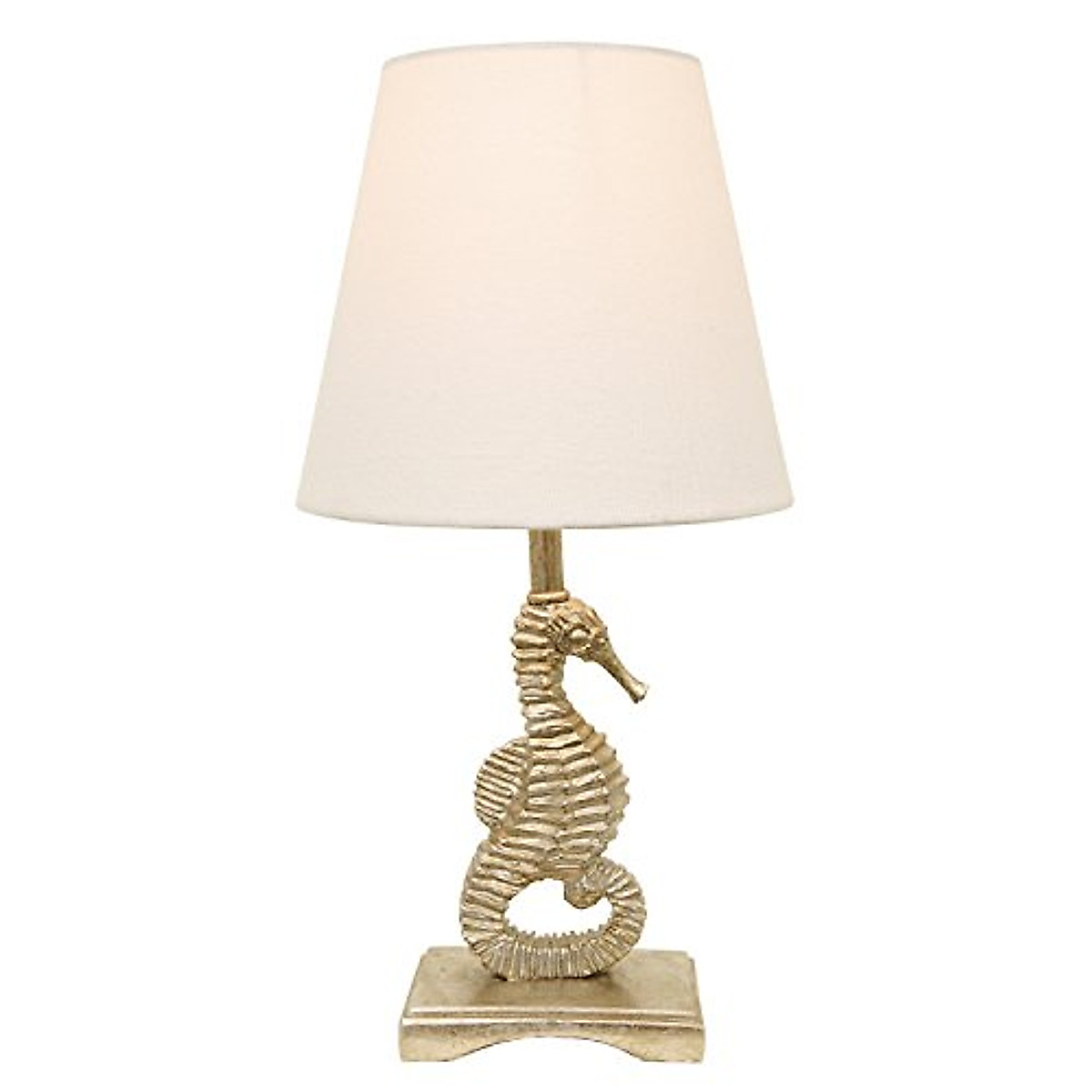 Décor Therapy TL15454 Table Lamp, Silver Leaf