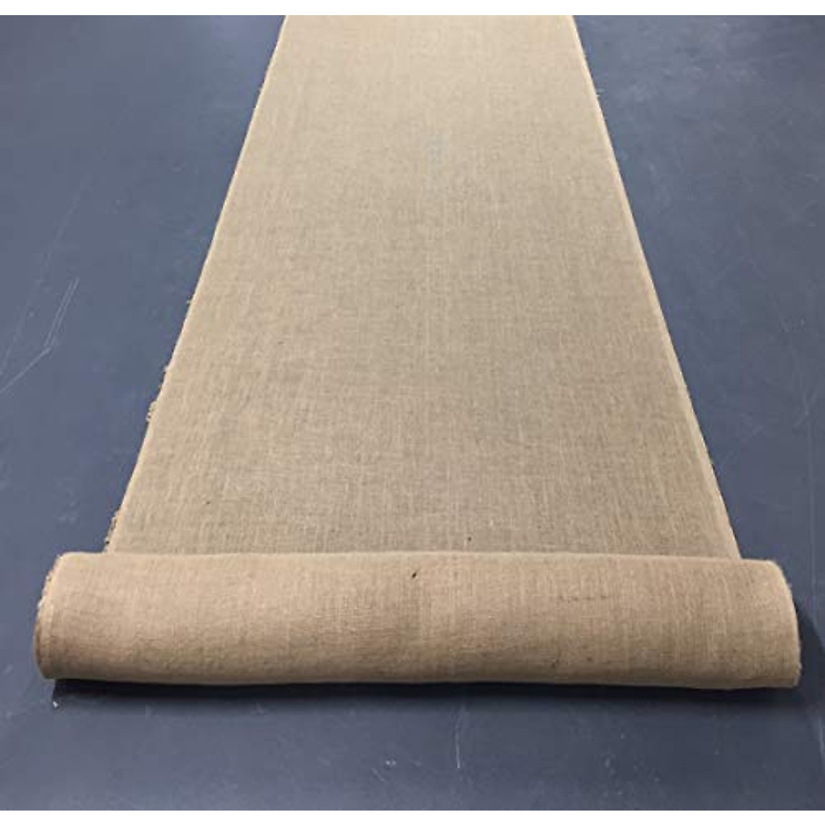 36-Inch Wide x 150 feet Long, Burlap Fabric Roll | 36" by 50 Yards | Non- Fraying| Wide and Tightly Woven | Outdoor Wedding Aisle Runners roll