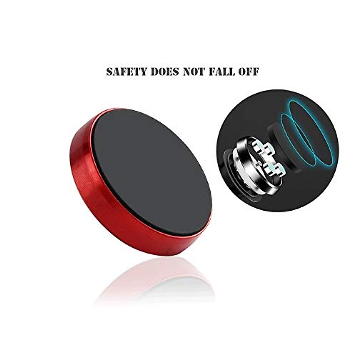 XBWEI Universal Magnet Wall Sticker for Magnetic Mobile Phone Holder Car Dashboard Mobile Bracket Cell Phone Mount Holder Stand (Color : C)