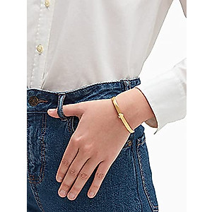Kate Spade New York Everyday Spade Thin Metal Bangle, Gold Tone