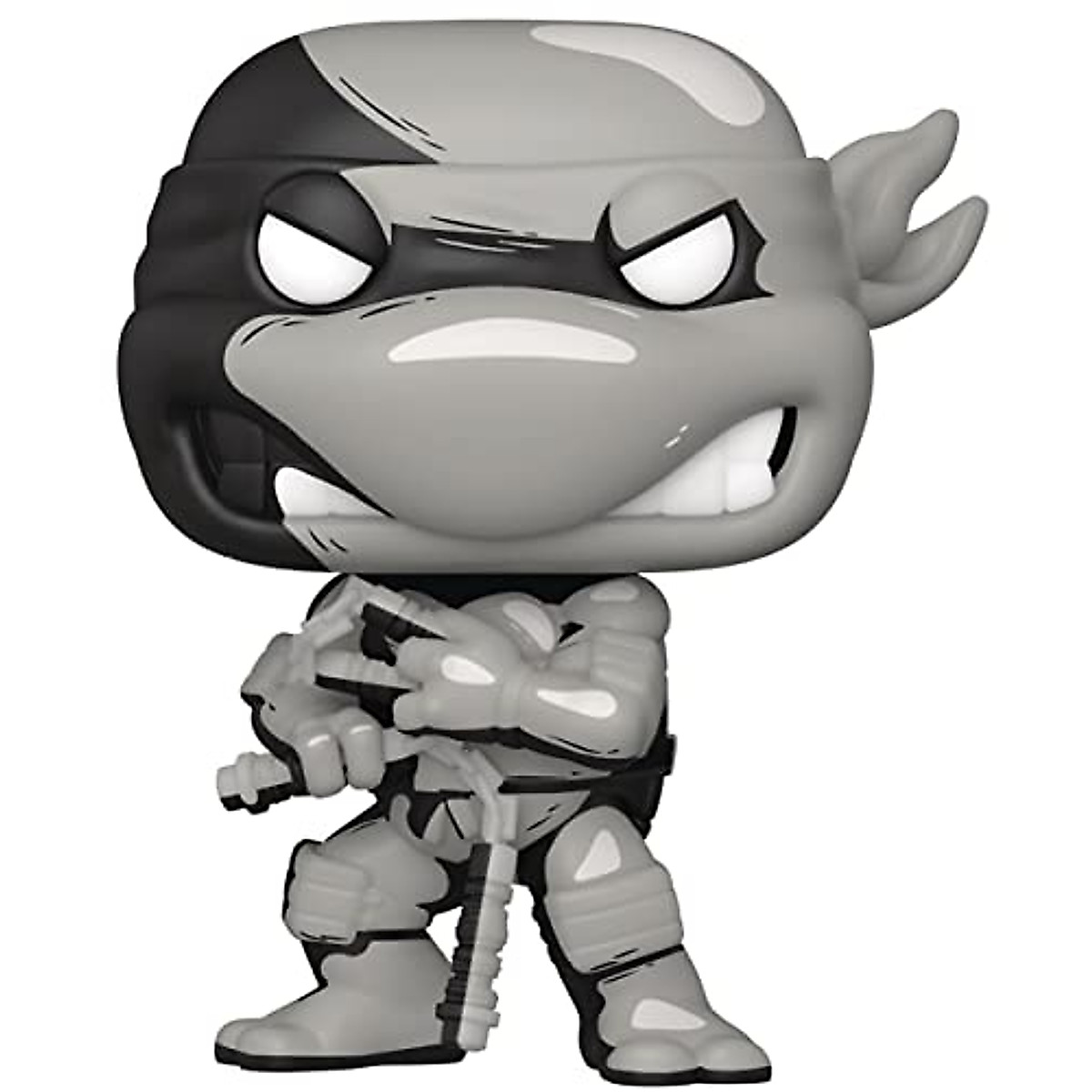 POP Teenage Mutant Ninja Turtles - Michelangelo (PX Previews Exclusive) Black & White Chase Funko Vinyl Figure (Bundled with Compatible Box Protector Case)