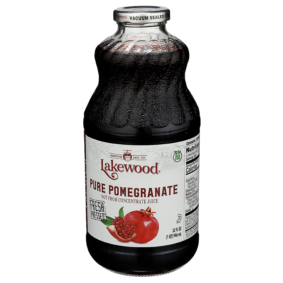 Lakewood, Organic Pomegranate Juice, 32 Fl Oz