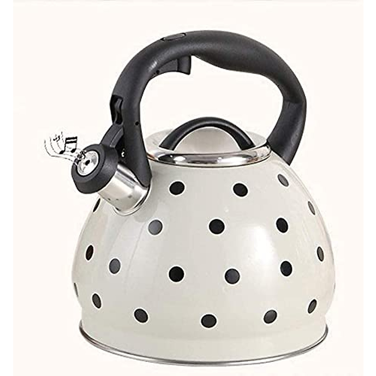 Tea Kettle Stovetop Whistling Teapot Stainless Steel Whistling Kettle 3L Whistling Teapot Water Kettle Boiling Kettle With Heat Insulating Handle Whistle Kettle Stove Top Kettle (Color : Red, Size :