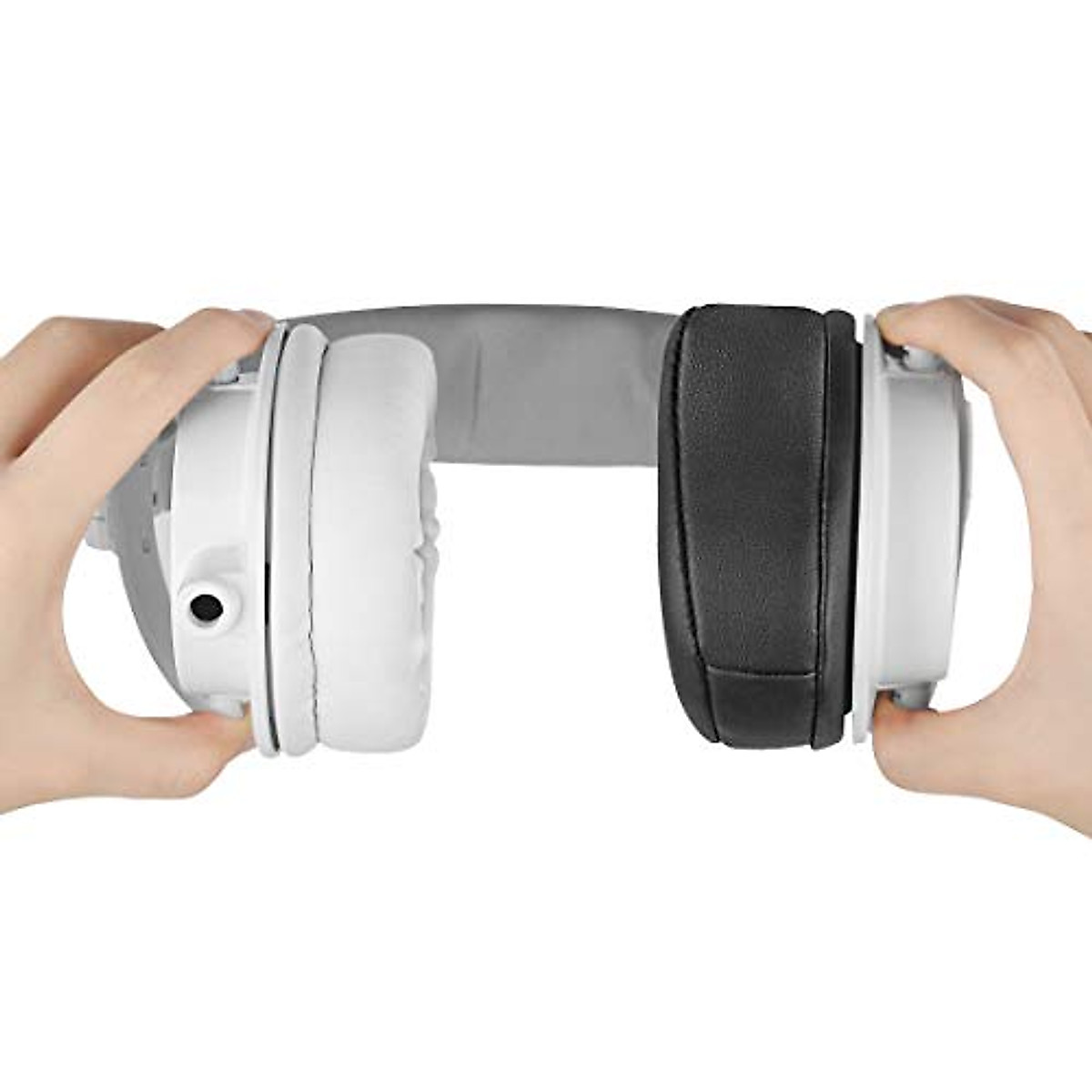 Geekria PRO Extra Thick Replacement Ear Pads for Audio-Technica ATH-M50X M50xBT2 M60X M40X M30X M20X M10X Headphones Ear Cushions, Ear Cups Cover Repair Parts (Black)