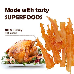 AFreschi Turkey Tendon for Dogs(Flake+Strip)