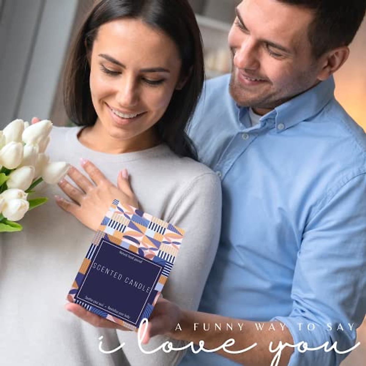 Wife Gifts from Husband - Gifts for Wife, Her, Fiance - Wedding Anniversary, Mothers Day Gifts, Birthday Gifts for Wife - Romantic Gifts Ideas - Cool I Love You Gifts for Her - Funny Scented Candle