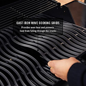 Napoleon Freestyle 425 - F425DSBPGT-ECP - Graphite, Porcelain Enamel & Stainless, 4 Burner, Range Side Burner, Cast Iron Cooking Grids