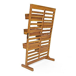 Christopher Knight Home Thiago Outdoor Plant Stand, Teak