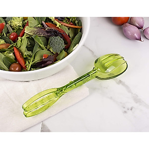 HIC Harold Import Co HIC Harold Import Co. Salad Tong, Hinged, 11.5-inch, green