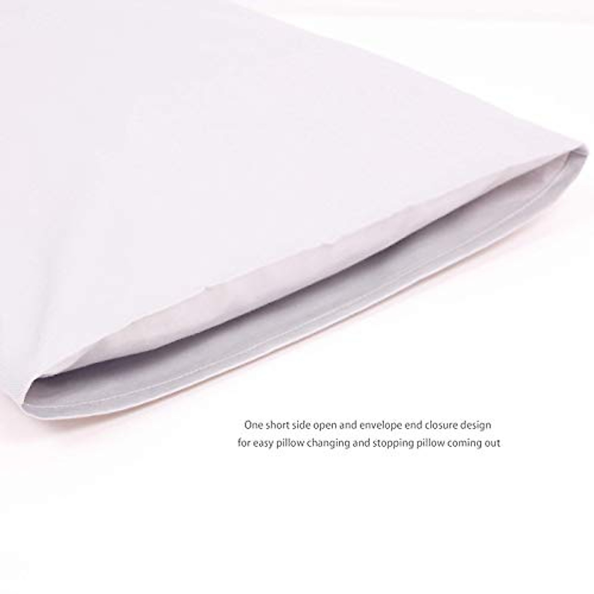 Belsden 600TC Cotton Toddler Pillowcase, 2 Pack Travel Pillow Case with Envelope Closure, 14x20in, Breathable Soft Moisture Wicking Pillow Covers Fit Small Pillow up to 14x19in, Light Gray