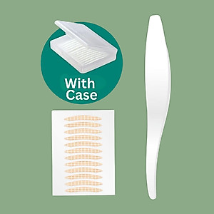 D-UP Wonder Eyelid Tape Waterproof Eyelid Stickers, 120 Pc, Invisible Blend Double Eyelid Lift Strips for Droopy Eyes, Japanese Instant Natural Eye Lid Eye Makeup, One Sided Adhesive