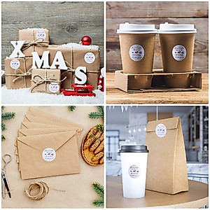 500 Pieces Your Order Made My Day Stickers Decorative Business Stickers Thank You Stickers Self-Adhesive Round Circle Thank You Label for Envelope Bag Seals Party Supplies (Red, 3.8 cm/ 1.5 Inch)