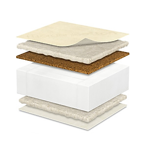 Beautyrest Beginnings Naturally Bright Nights Crib and Toddler Mattress