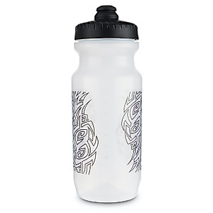 Peakline Sports - 2nd Gen Big Mouth Bike Water Bottle (21 oz) by Specialized Bikes (2-Pack) (Clear / Black)