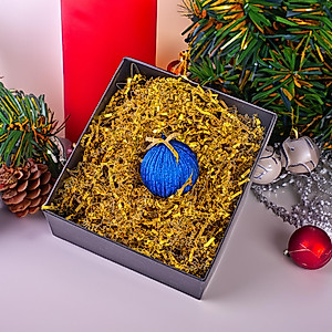 Uptotop 1/2LB Crinkle Cut Paper Shred Filler for Gift Wrapping Basket Filling, Birthday, Christmas, Thanksgiving, Wedding, Mother's Day (Five Colors)