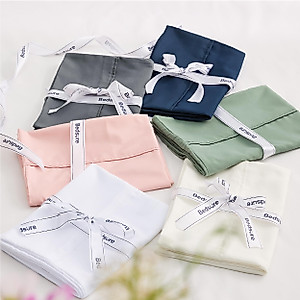 Bedsure Pillow Cases Standard Size Set of 2 - Olive Green Polyester Microfiber Pillowcases, Super Soft and Cozy Pillowcase, Pillow Case Covers with Envelop Closure, 20x26 Inches