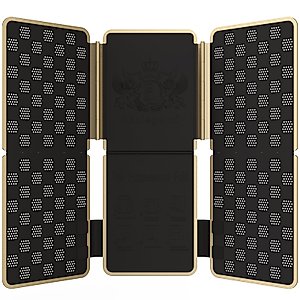 BoxLegend Shirt Folder V7 Metal for Wear Resistance Clothes Folding Board Storage Tshirt Folder Board Metal Edging and Joints Laundry Folding Board Black