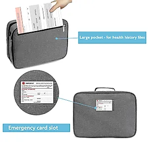 Medicine Bag Pill Bottle Organizer Travel Case for Men Women Medication Storage Organization Prescription Med Manager Water Bottle Vitamin Drug Carrying Case XL Large Locked Lockable Pretty Potable