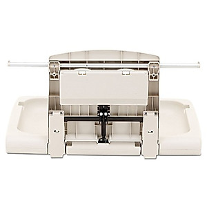 Rubbermaid Commercial 781888 Sturdy Station 2 Baby Changing Table, Platinum