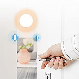 5 Pack WiFi Wireless Door Window Sensor,TUYA Smart Alarm with Free Notification APP Control Home Security Alarm System，Compatible with Alexa Google Assistant
