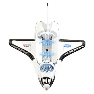 Aeromax Pull Back Space Shuttle, Boxed Die Cast, White