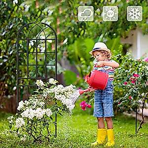 YITAHOME Garden Trellis Garden Fencing for Climbing Plants 2 Pack Decorative Plant Trellis Vegetables and Flower Trellis for Outdoor Patio-19.7×70.9 inches