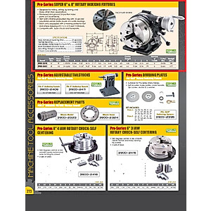 VERTEX 3900-2321 Super Rotary Indexing Fixture, 8"