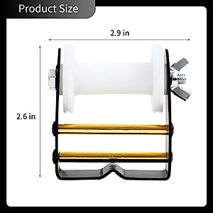 FENJANER Archery Bow String Serving Thread Jig Bowstring Serving Thread 120 yard/110m for Compound Recurve Bow Hunting Shooting Accessories (Black2)