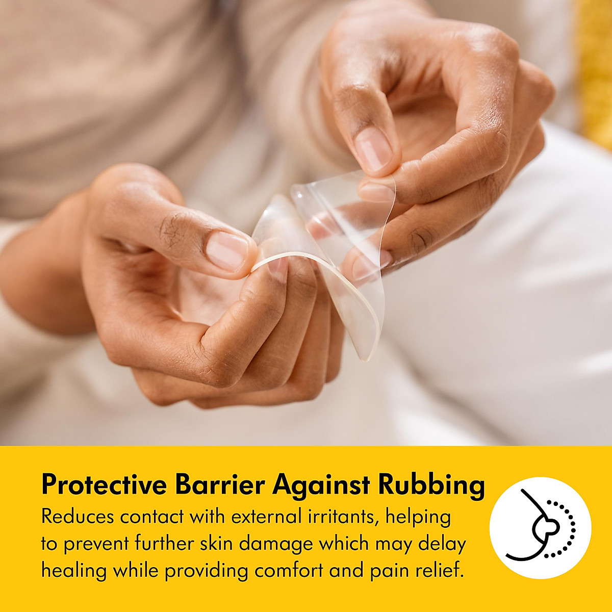 Medela Soothing Gel Pads for Breastfeeding, 4 Count Pack, Tender Care HydroGel Reusable Pads, Cooling Relief for Sore Nipples from Pumping or Nursing