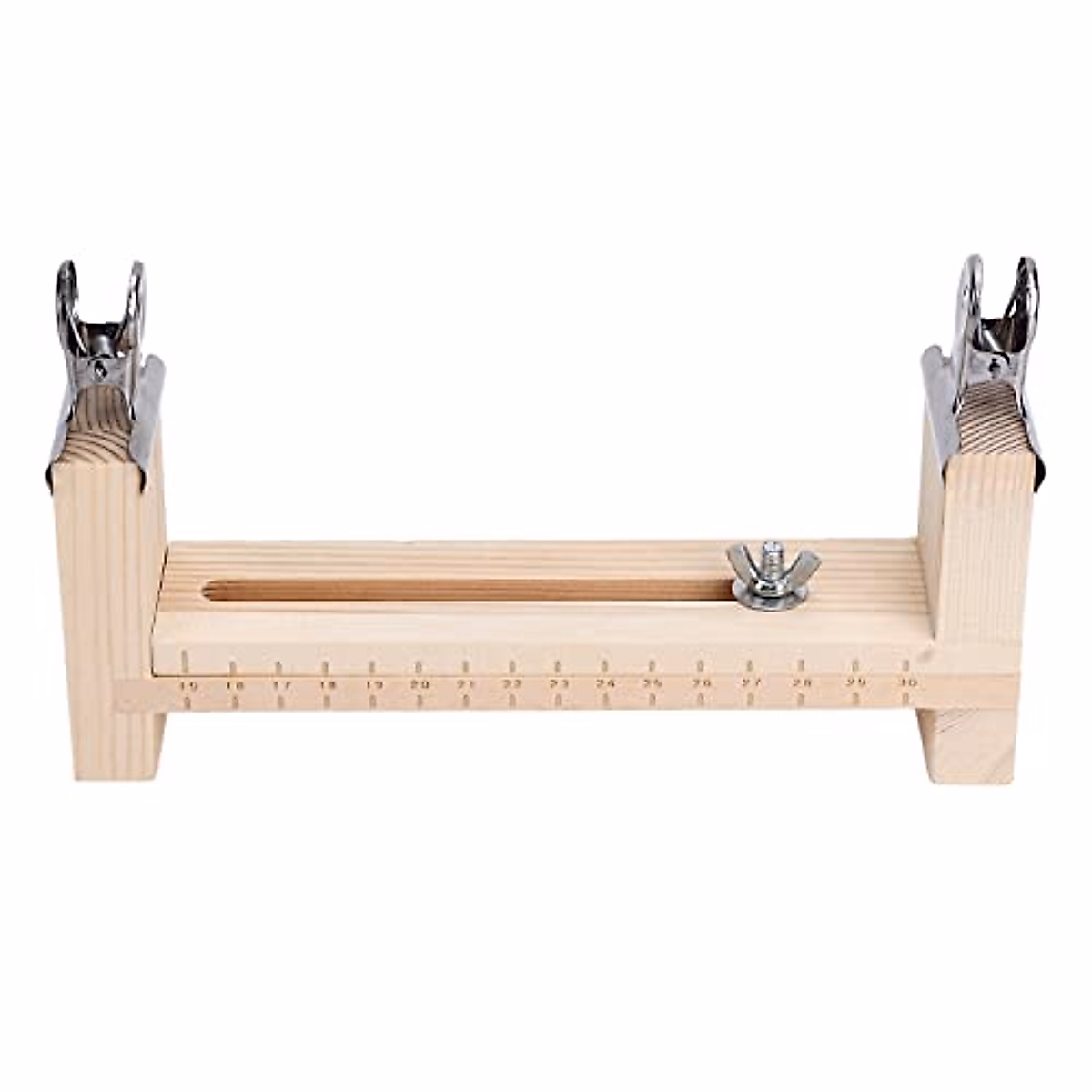 Wooden Bracelet Jig U Shape Clear Scale Bracelet Jig Kit DIY Hand Knitting Bracelet Jig with 2 Clips Bracelet Braid Tools