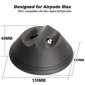 Headphone Stand for AirPods Max,Magnetic Charging Headphone Stand Headset Holder Station Charging Shelf Base Charger Dock Headset Designed for AirPods Max