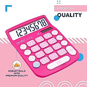 CATIGA CD-8185 Office and Home Style Calculator - 8-Digit LCD Display - Suitable for Desk and On The Move use. (Pink)