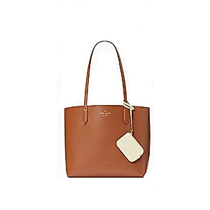 Kate Spade Ava Leather Reversible Tote (Warm ginger)