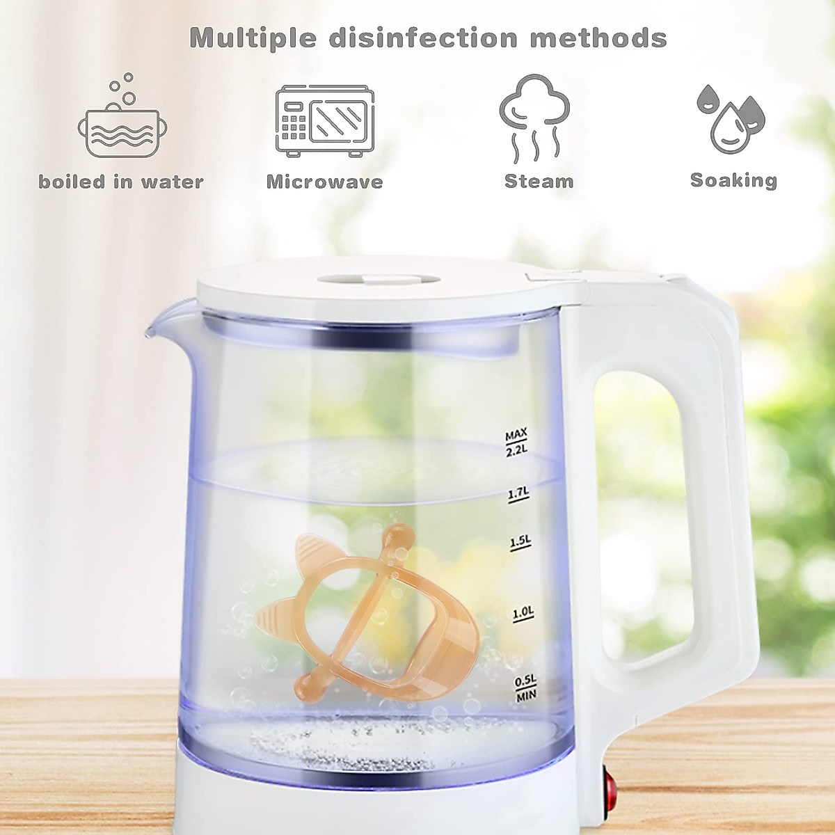 Teething Toys (2 Pack) - Baby Teether to Relieve Teething Pain and Massage Gums - Wrist Teether Anti Drop - Toddler Teething Toys for Molars - Easy to Clean