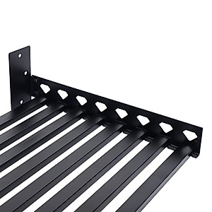 Microwave Shelf, Wall-Mounted Microwave Bracket Oven Rack Oven Bracket Stainless Steel Kitchen Microwave Rack, Space Saving, Sturdy