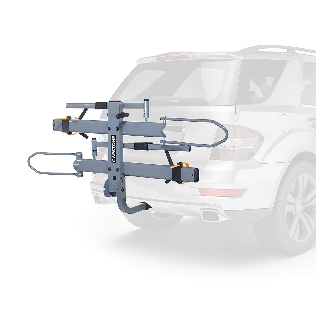 Capstone Car Racks and Bicycle Accessories Elite 2.0 Hitch Rack for 2 Bikes, Gray