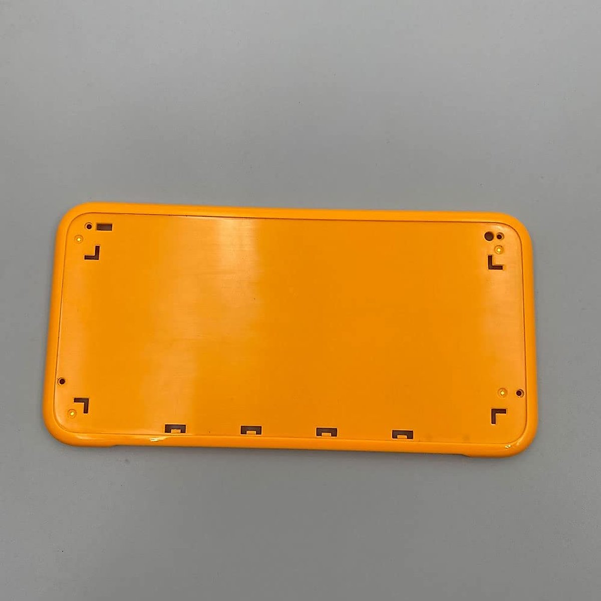 New Full Housing Case Cover Shell Front Bottom Panel LCD Frame Middle Frame Replacement Parts for New 2DS XL LL Game Console White & Yellow