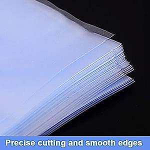 Zcintert 4X6 Shrink Wrap Bags 500 Pack for Soap Bar, Bath Bomb, Small Gift, Clear Heat Shrink Wrap/PVC Shrink Film Bags