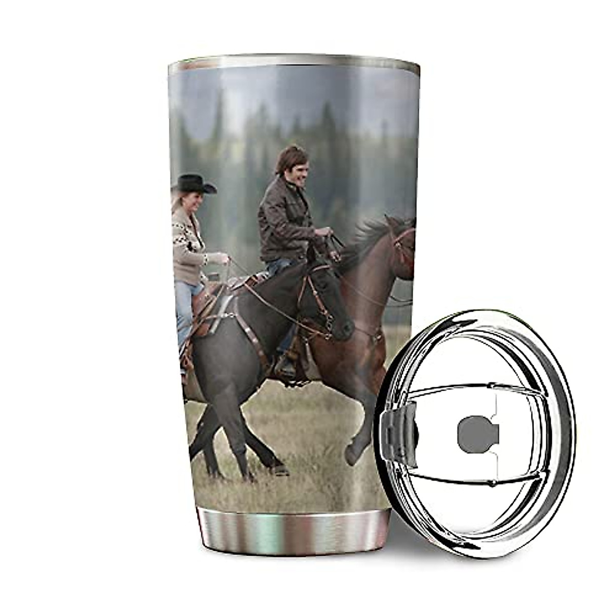 Amy And Ty Heartland Tumbler 20oz & 30oz Stainless Steel Travel Mug
