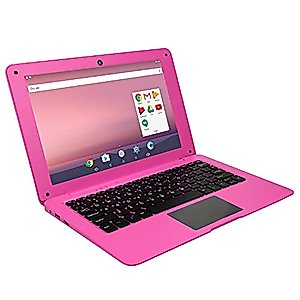 10.1" Inch Kids Laptop Computer, Netbook Powered by Android 7.1.1, Quad Core Processor, 2gb Ram, 32gb Storage, Bluetooth, WiFi