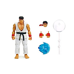 Jada Toys Street Fighter II 6" Ryu Action Figure, Toys for Kids and Adults